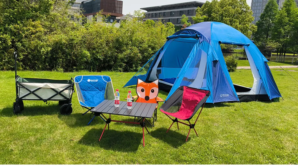 4-6 Person Camping Tunnel Tents Outdoor Large Family Tent For Outdoor ...