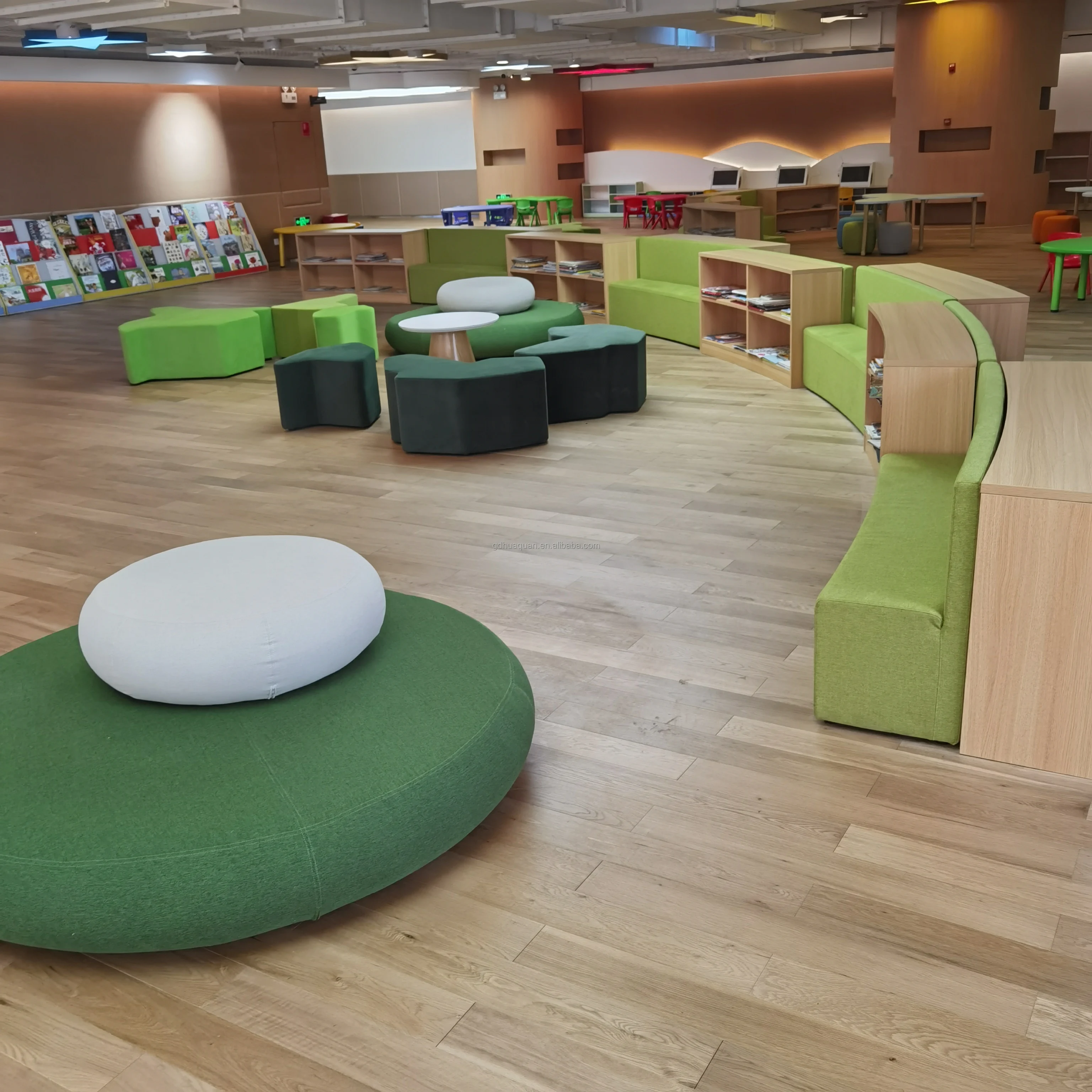Modern School Library Furniture & Durable Waiting Area Solution - OEM