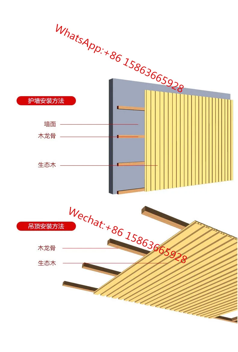 Home Deco Wpc Wall Panel Wpc Wall Panel Flexible Quick Install Great ...