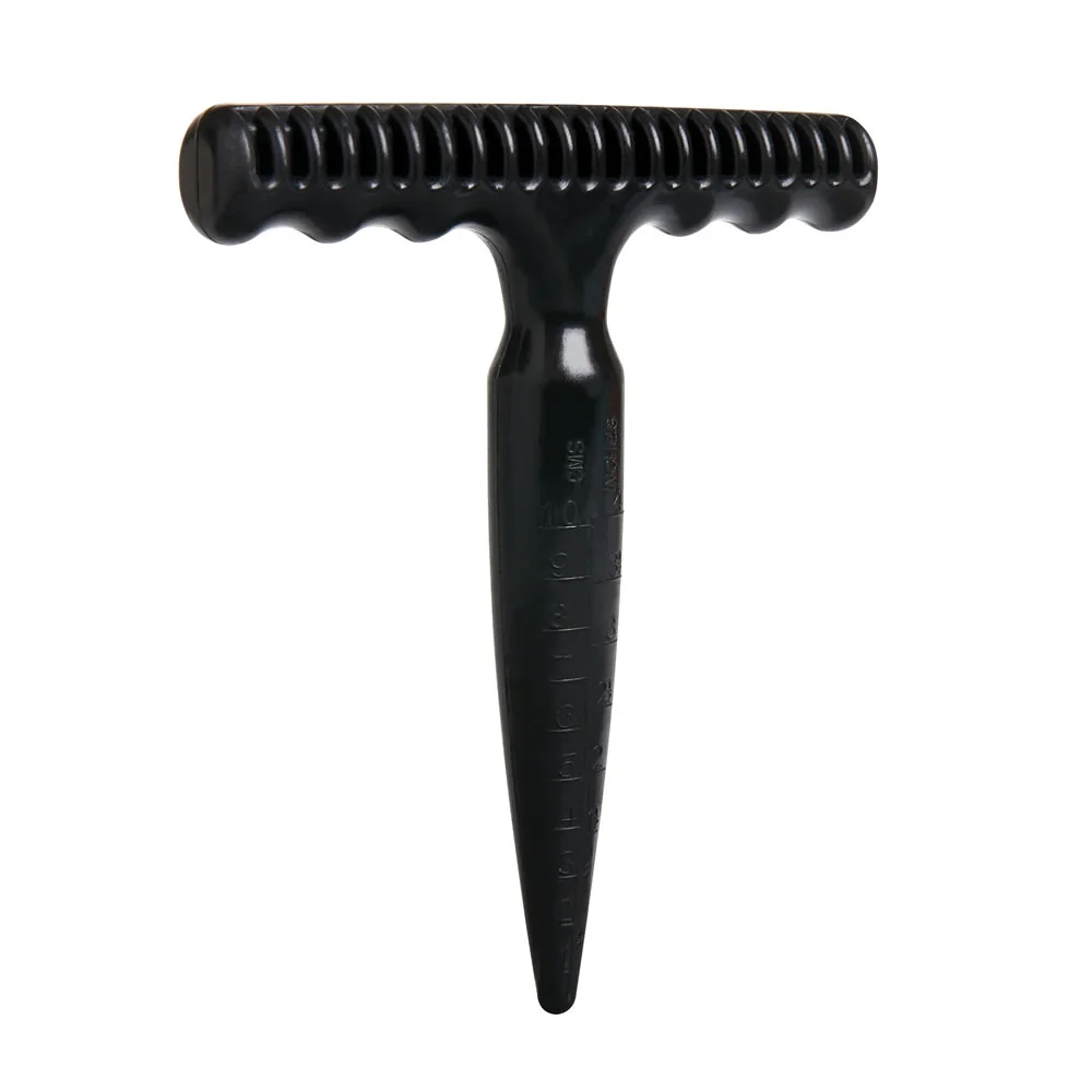 T Shape Plastic Outdoor Garden Sow Hole Punch Dibber Widger Seeding ...