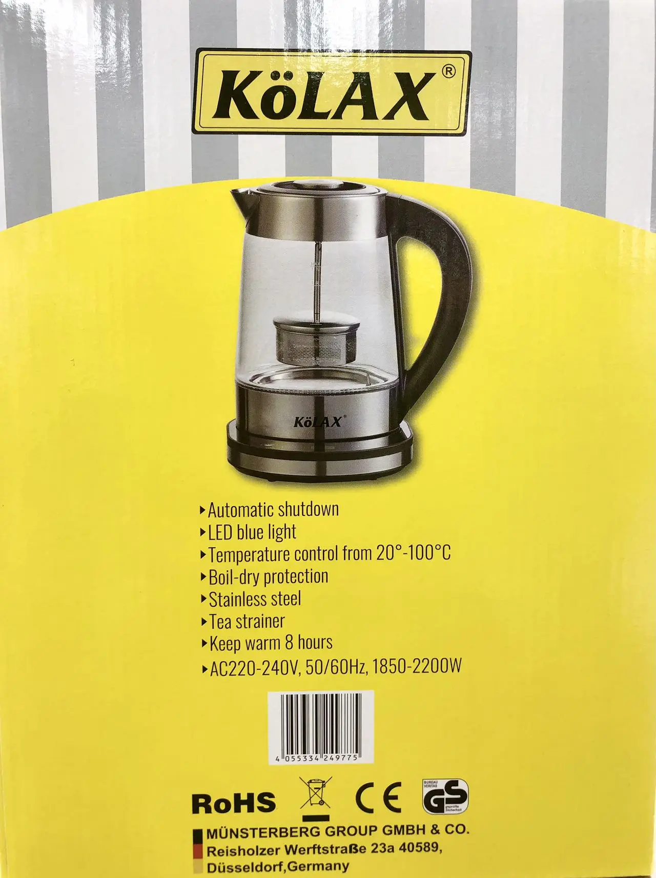 Wholesale Electric Digital Led Display Temperature Control Auto Shut Off Tea Cordless Kettle ...