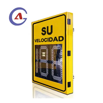 3 Digitos Radares De Velocidad Vial Speed Limit Radar Sign Indicator ...