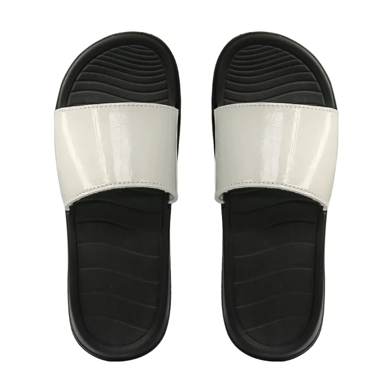 Men's Sublimation Slides Personality Design Pu Leather Sports Blank ...