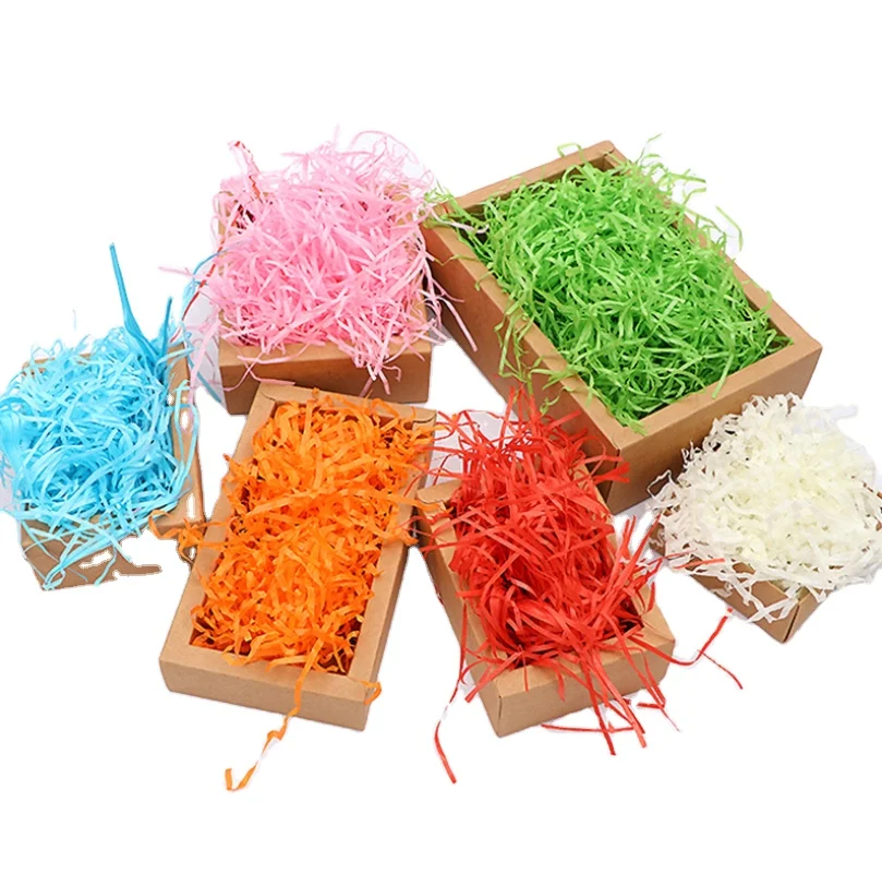 Customized Shredded Tissue Paper Raffia For Gift Packaging Filler ...