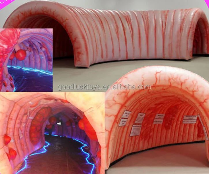 Giant PVC Inflatable Lungs - Lifelike Lung Tube Model Balloon