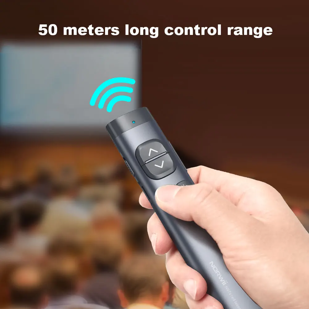 N97s Digital Laser Bluetooth Wireless Presenter - 50m Control