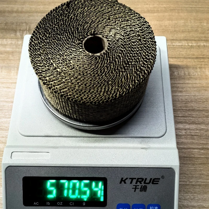 Titanium Basalt Fiberglass Exhaust Heat Wrap Tape for Header Pipe ...