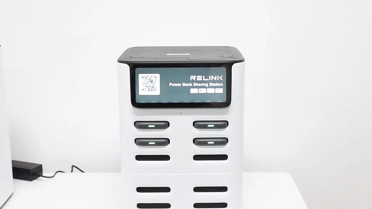 Relink 12 Slots Battery Bank Rental Sharing Mobile Phone Charging ...