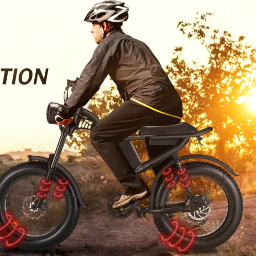 Elektro Velosiped 20 Inch 48v 500w Fatbike Z8 Lady Electric Bicycle ...