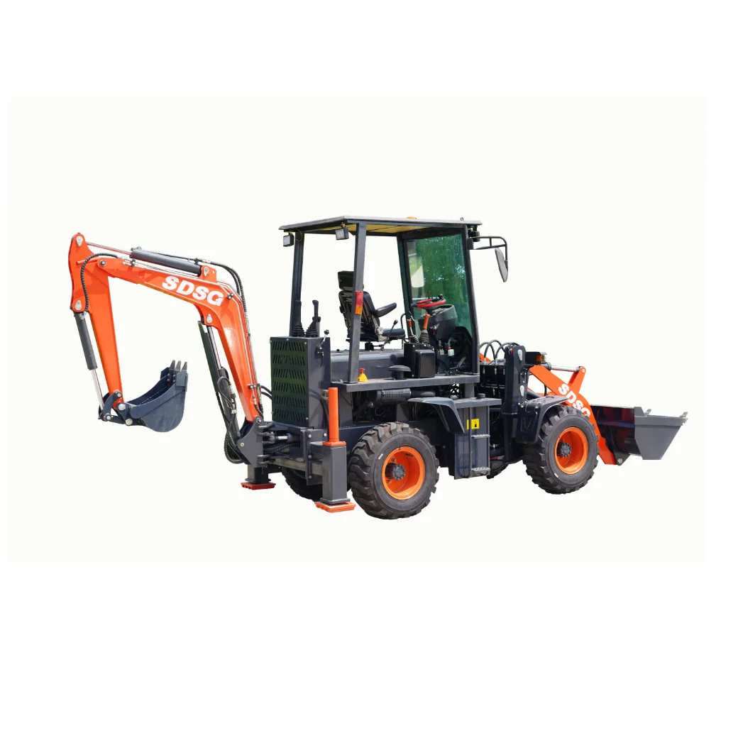 Mini Wheel Backhoe Loader For Sale 3.5 Ton More Flexible Control Multi ...