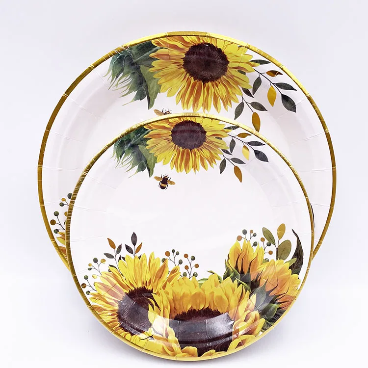 Free Sample Custom Printed Paper Plate & Bowl Party Supplies