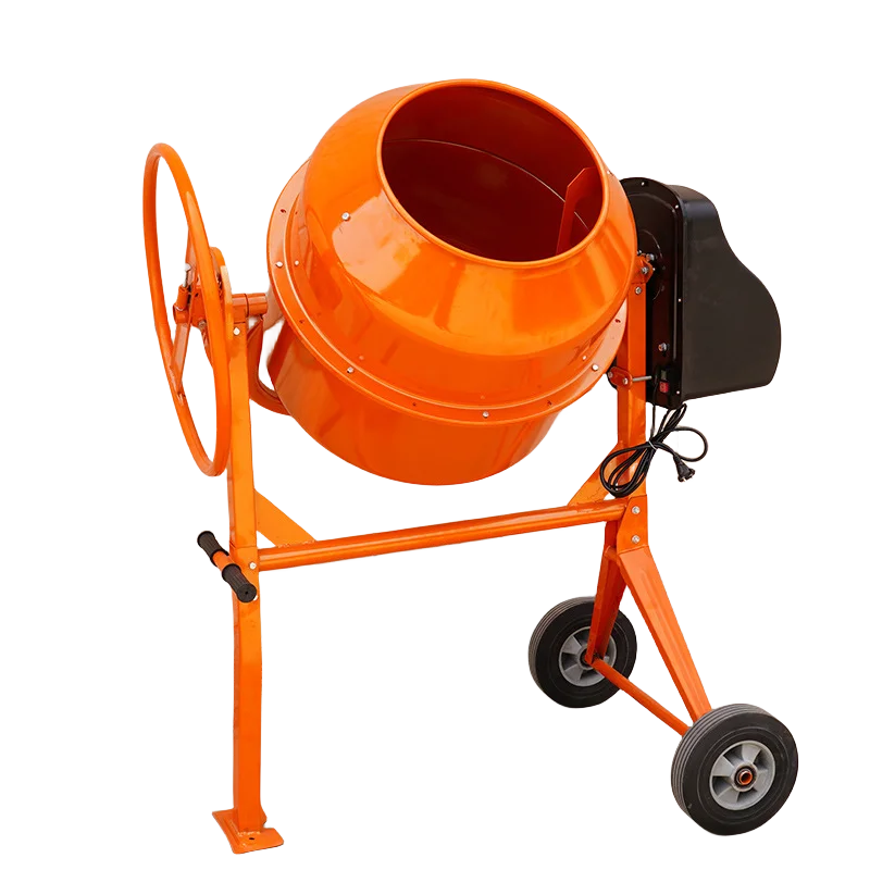 High Operating Efficiency Portable Electric Small Cement Mixer Concrete ...