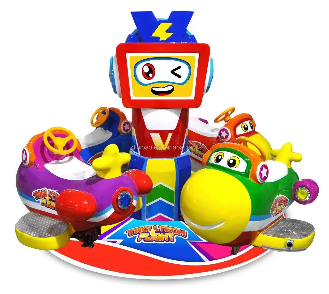 Dinibao Hot Sale Three Seats Electric Mini Kids Mechanical Ride ...