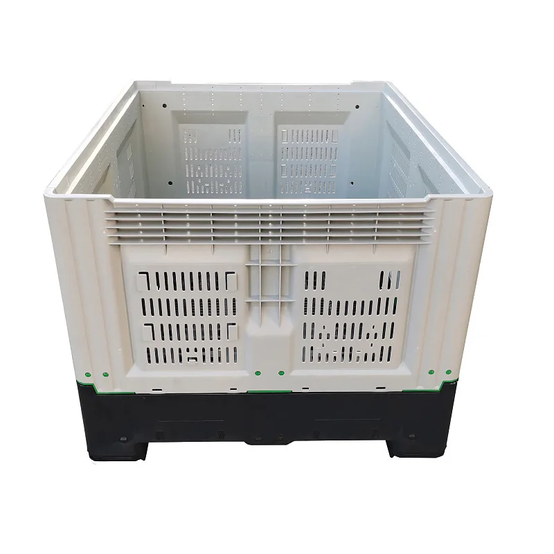 Plastic Foldable Pallet Crate Hdpe Folding Large Plastic Pallet Box Bin ...