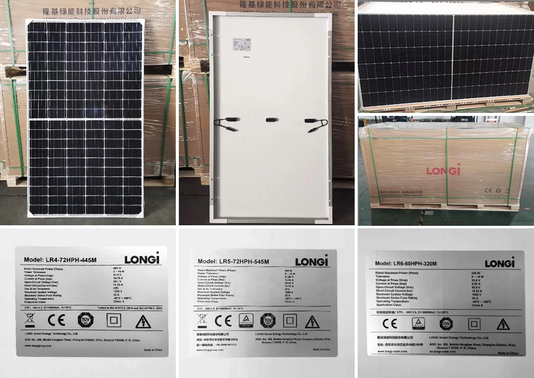 Longi Himo 6 7 Photovoltaic Solar Panels Prices 550w 580w 585w Longi ...