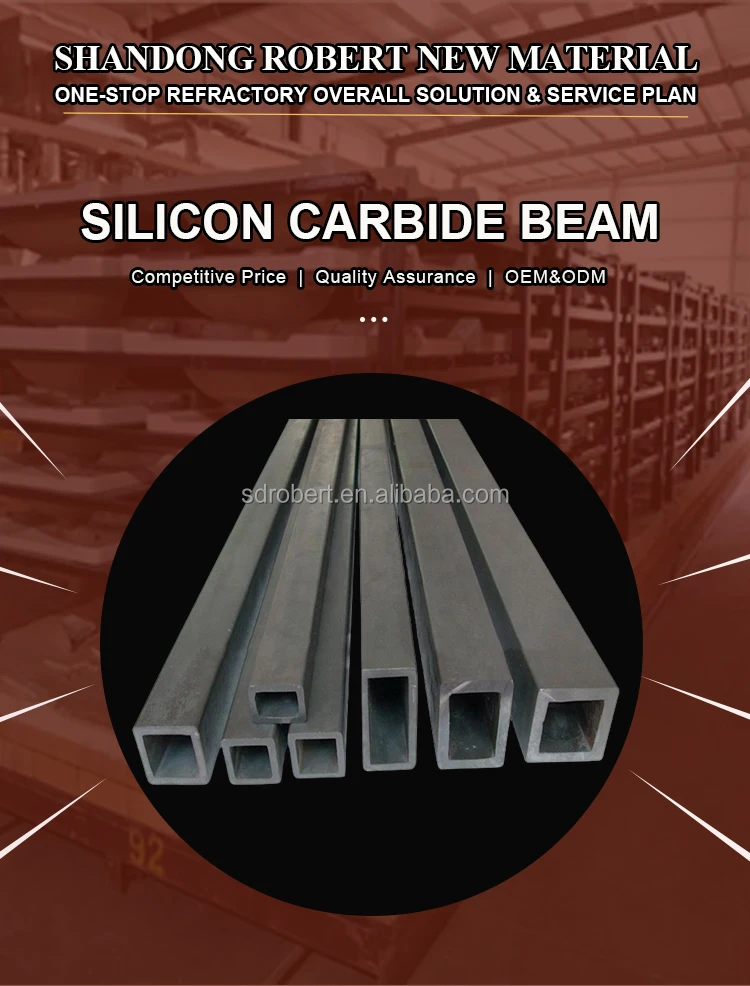 Kiln Furniture Sic Beam Silicon Carbide Refractory Beam/kiln Shelves ...