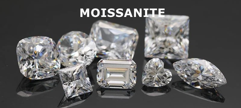 Wholesale Price Tapered Cut Mossanite Diamond Def Color Loose Gra Vvs ...