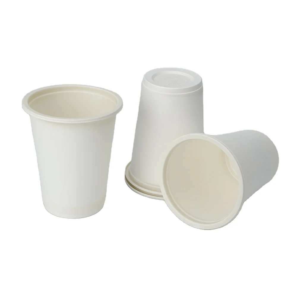 100% Biodegradable 8oz 250ml Cornstarch CPLA Cup Drinking Coffee ...