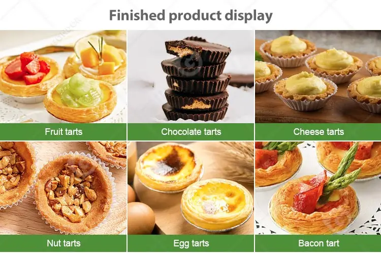 Efficient Egg Tart Production with Gondor's Custard Presser