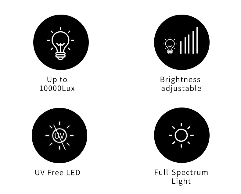 Factory Price Led Daylight Lamp With White Noise Phototherapy Lamp Uv ...