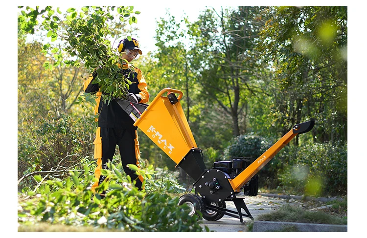 High Performance Wood Crusher - 7HP Petrol Powered Chipper