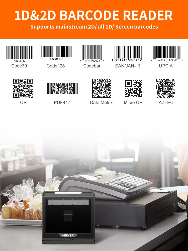 1d 2d Barcode Scanner Flatbed Qr Code Reader Module For Payment Kiosk Access Control Vending ...