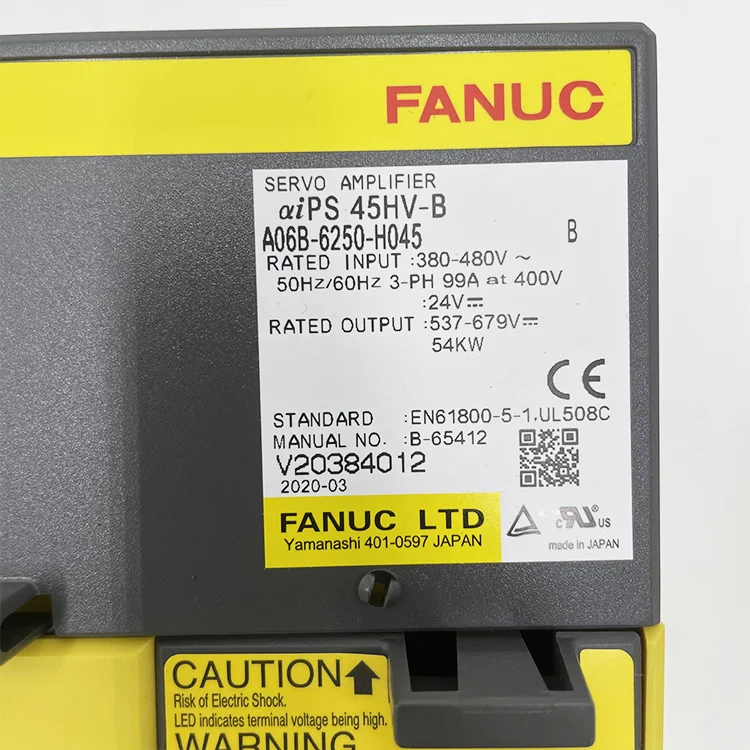 Original FANUC A06B-6250-H045 CNC Servo Drive Amplifier Japan Product ...