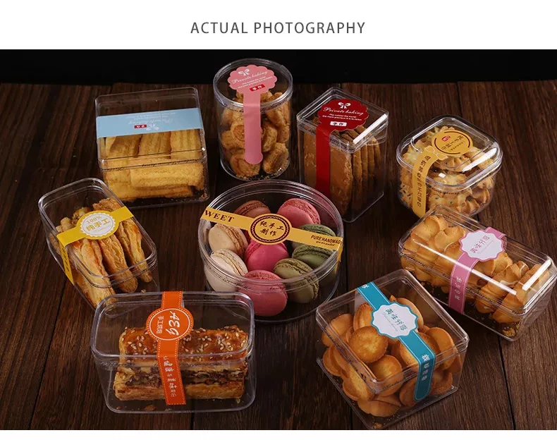 Transparent Tiramisu Box - Perfect for Dessert Packaging