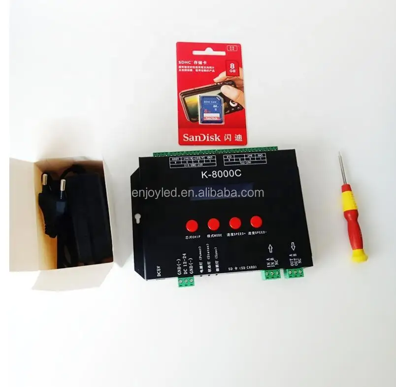 RGB LED Pixel Controller K-8000C - Enjoy 2-Year Warranty