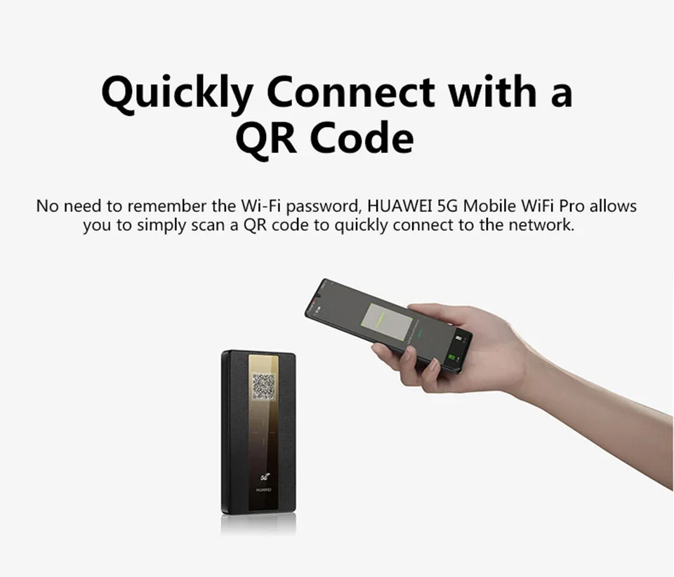 5G Mobile Router - Huawei E6878-370 with 8000mah Battery