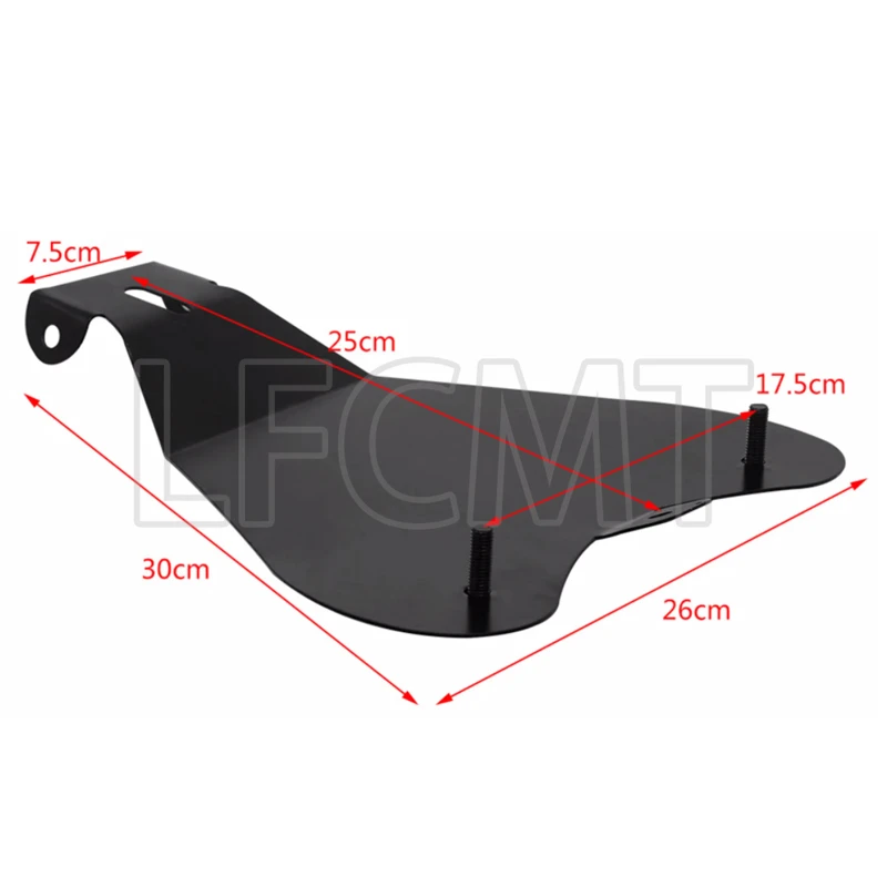 Motorcycle Solo Seat Baseplate Bracket Support Holder Mounting Kit Base ...