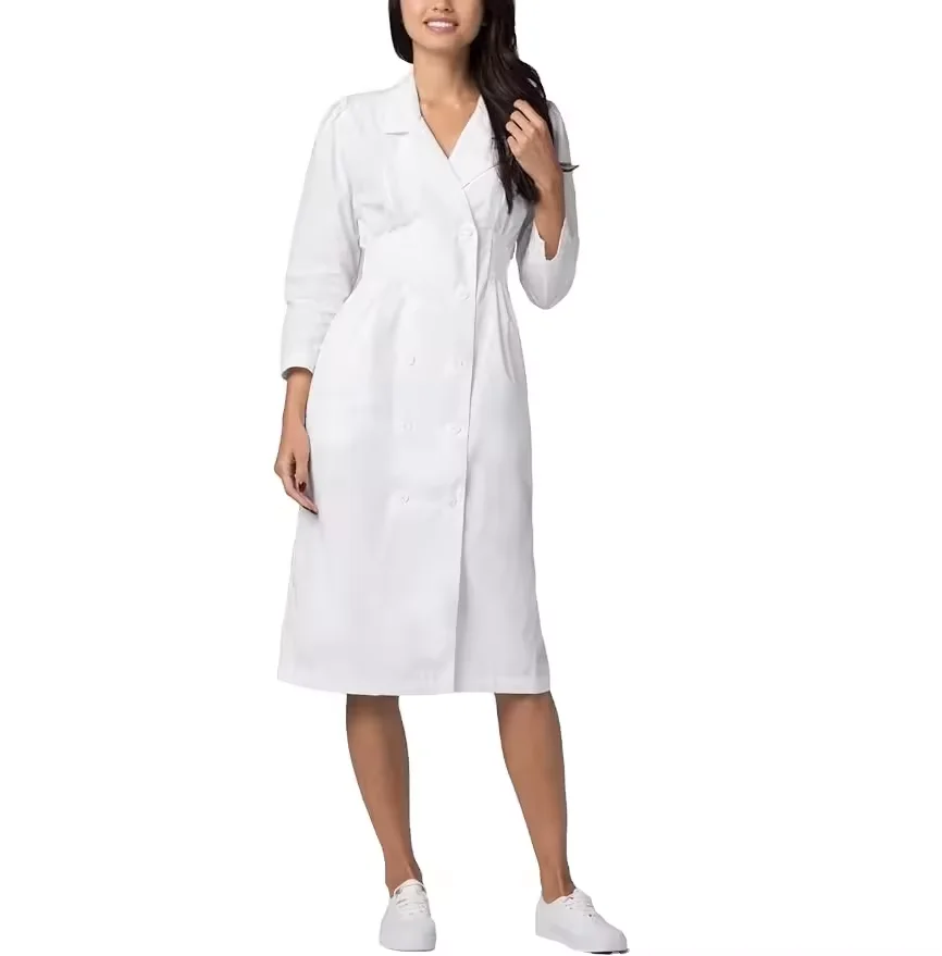 Alibaba.com: Women's double breast button lab coats for clinical use ...
