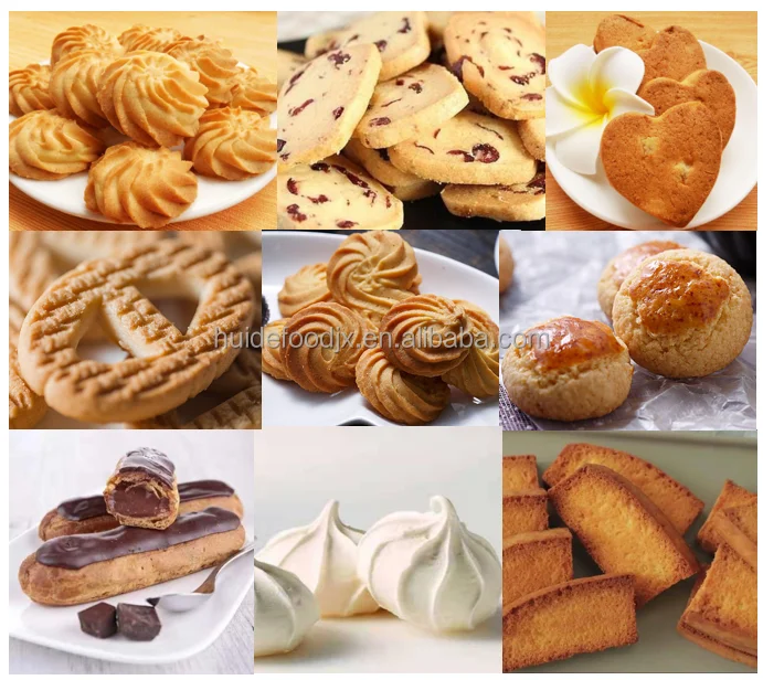 High Productivity Industrial Automatic Cookie Biscuit Making Machine ...