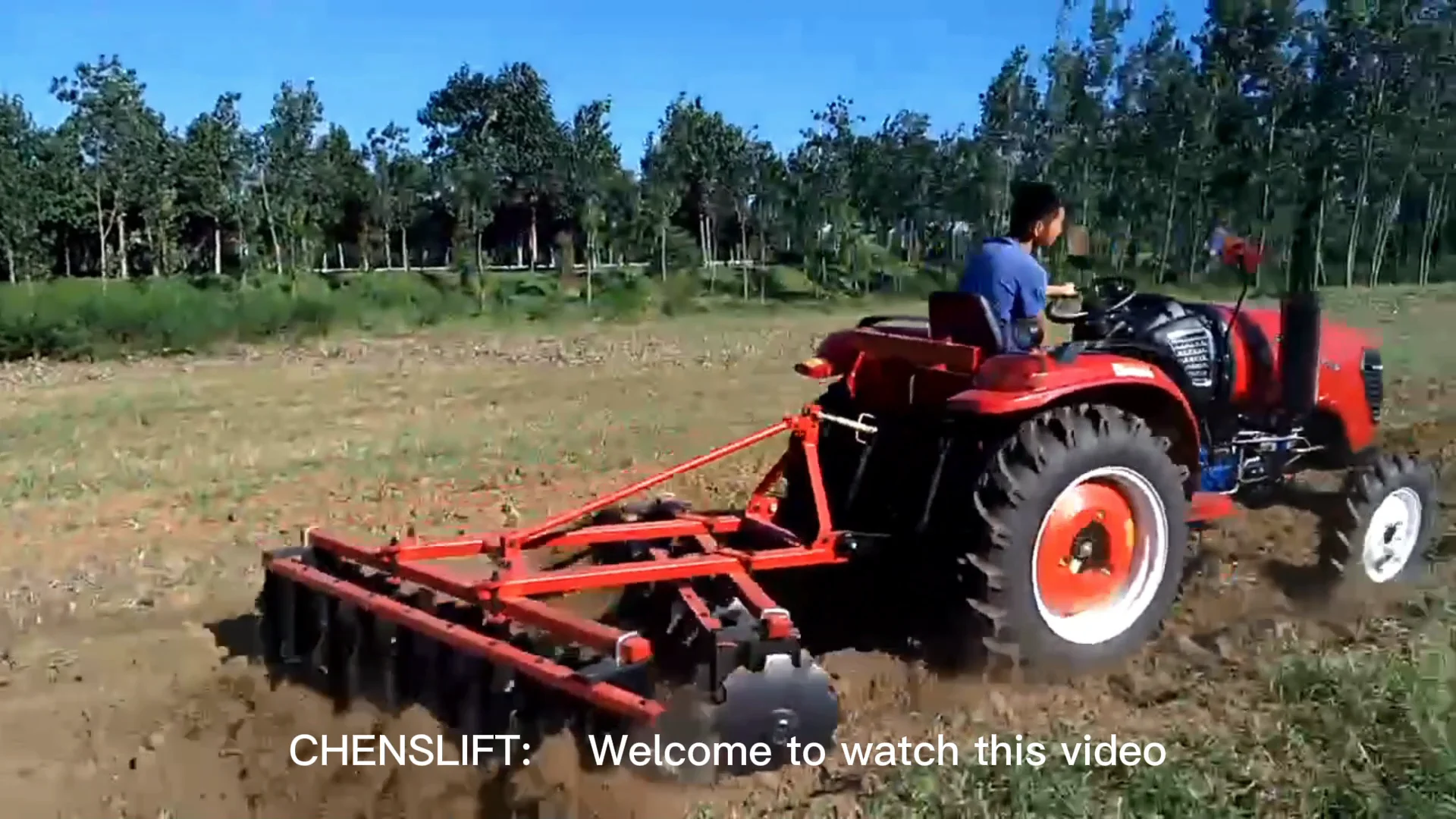 Disc Harrow Plough For Tractor Agricultural Inplement 4ft Spare Parts ...