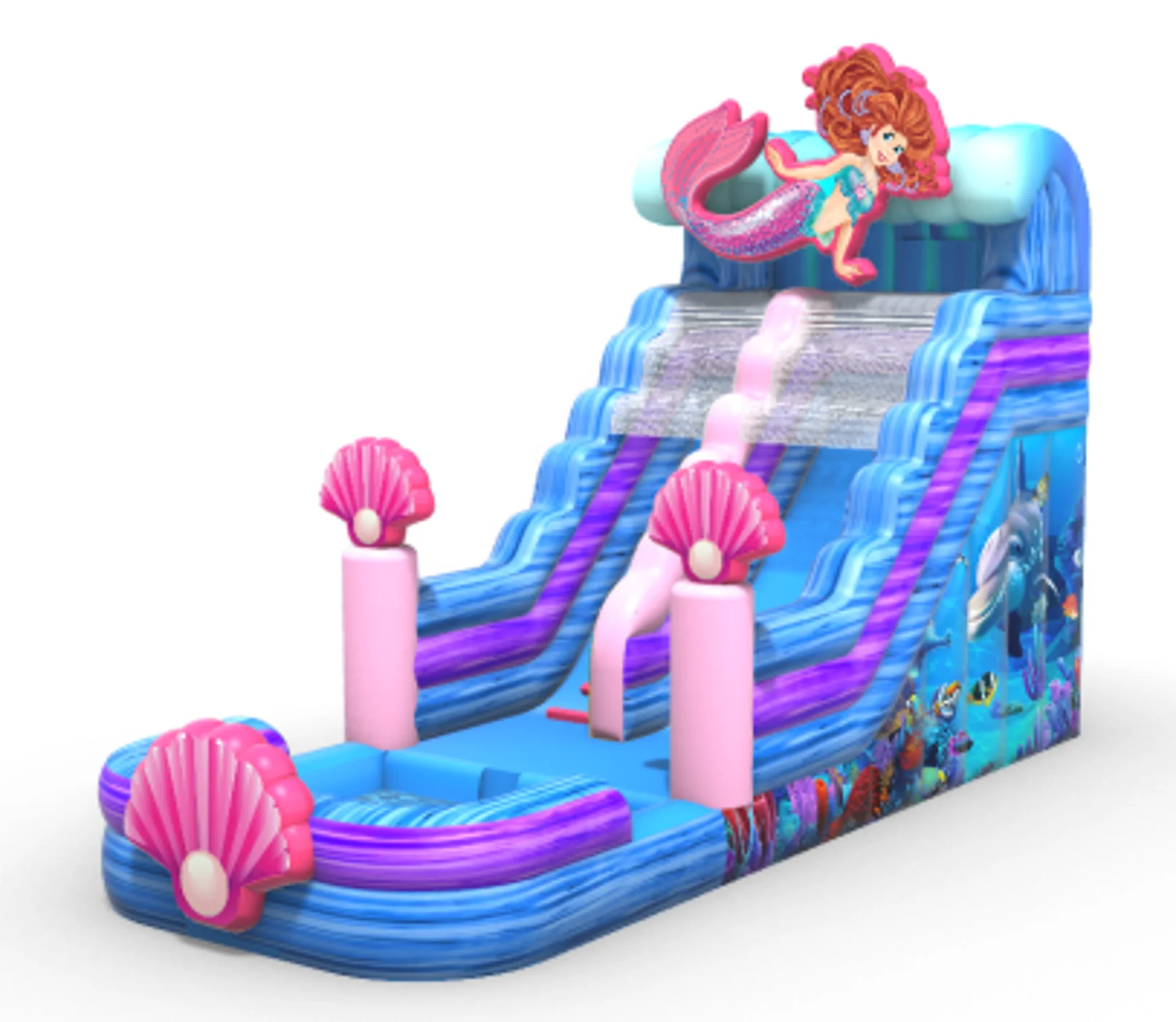 outdoor commercial water slide bounce castle inflatable water slide ...