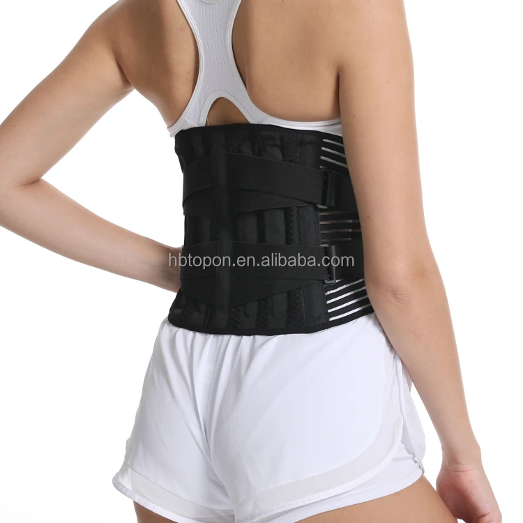 Factory Logo Sports Removable Pad Elastic Back Traction Waist Lumbar ...