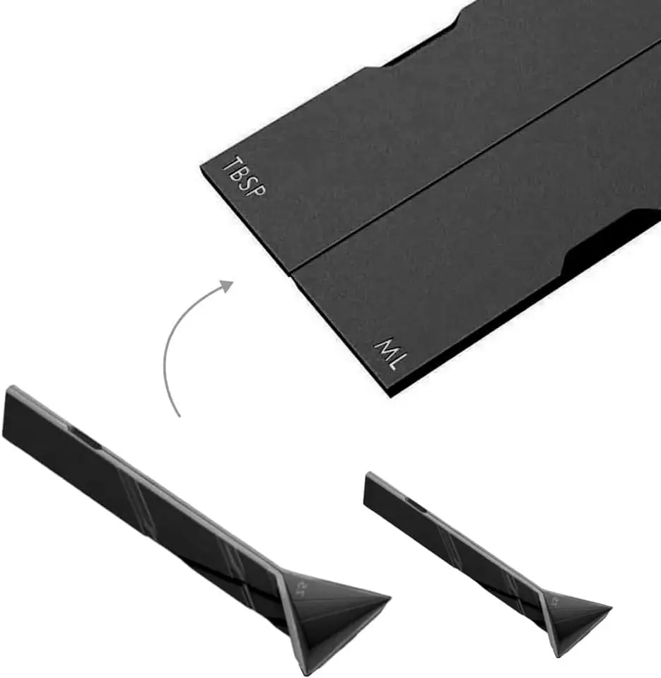 Polygons Flat 3-in-1 Measuring Spoons - Eco-Friendly Utensils