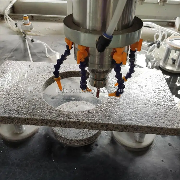 Marble Granite Stone Quartz Atc Cnc Carving Machine 7.5kw 11kw Spindle ...