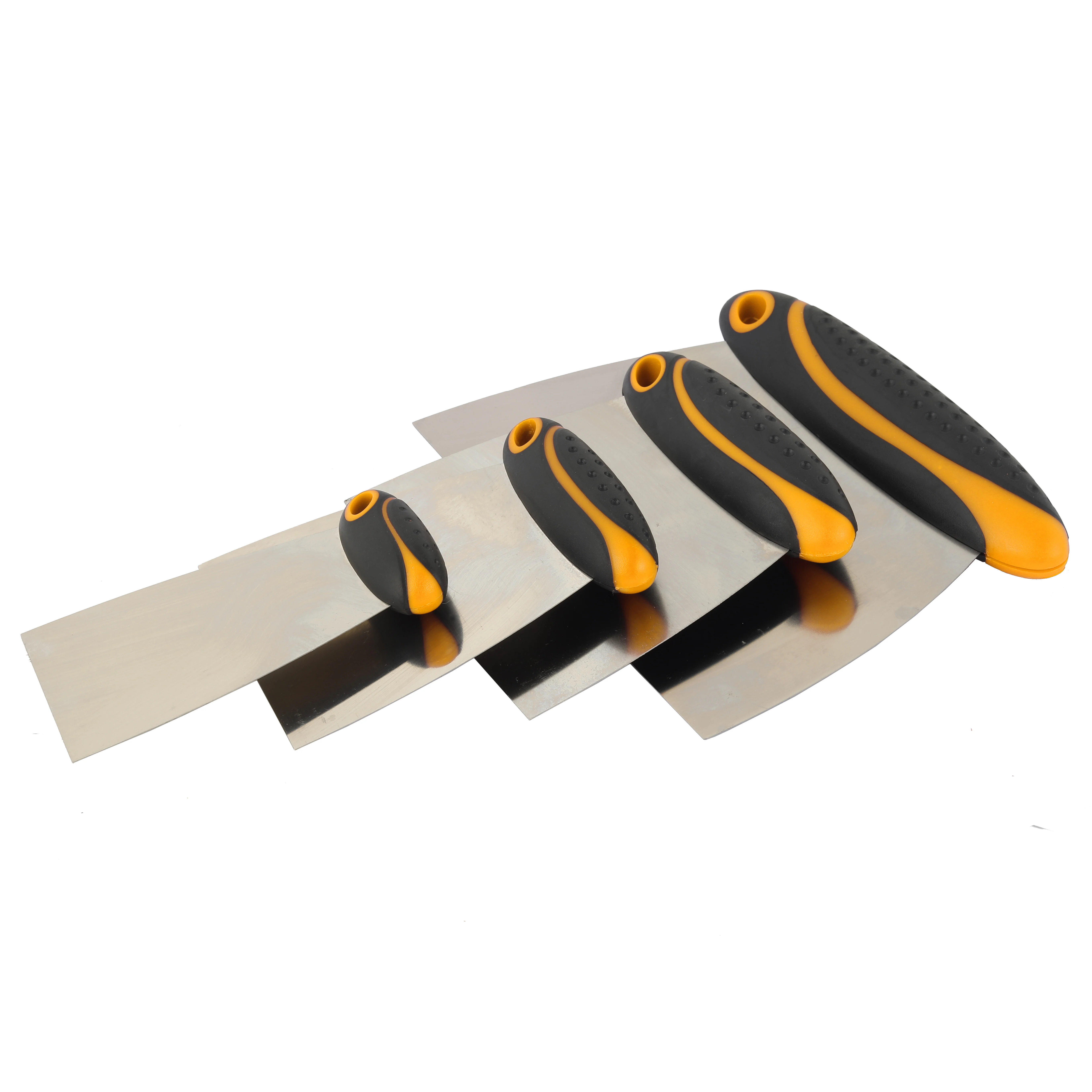 4PC Stainless Steel Scraper Set for Drywall & Painting