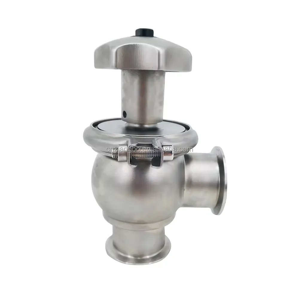 304 Sanitary Flow Control Valve 316L Stainless Steel Manual Flow Stop ...