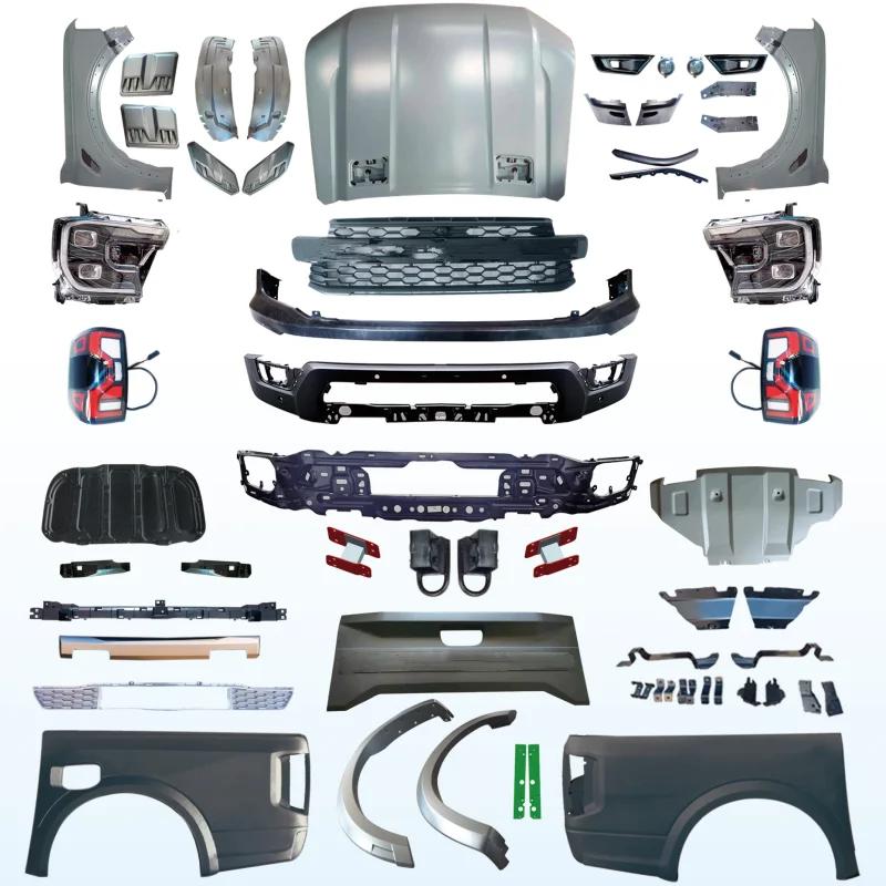 Pickup 4x4 Exterior Accessories Front Bumper Upgrade Body Kit Facelift ...