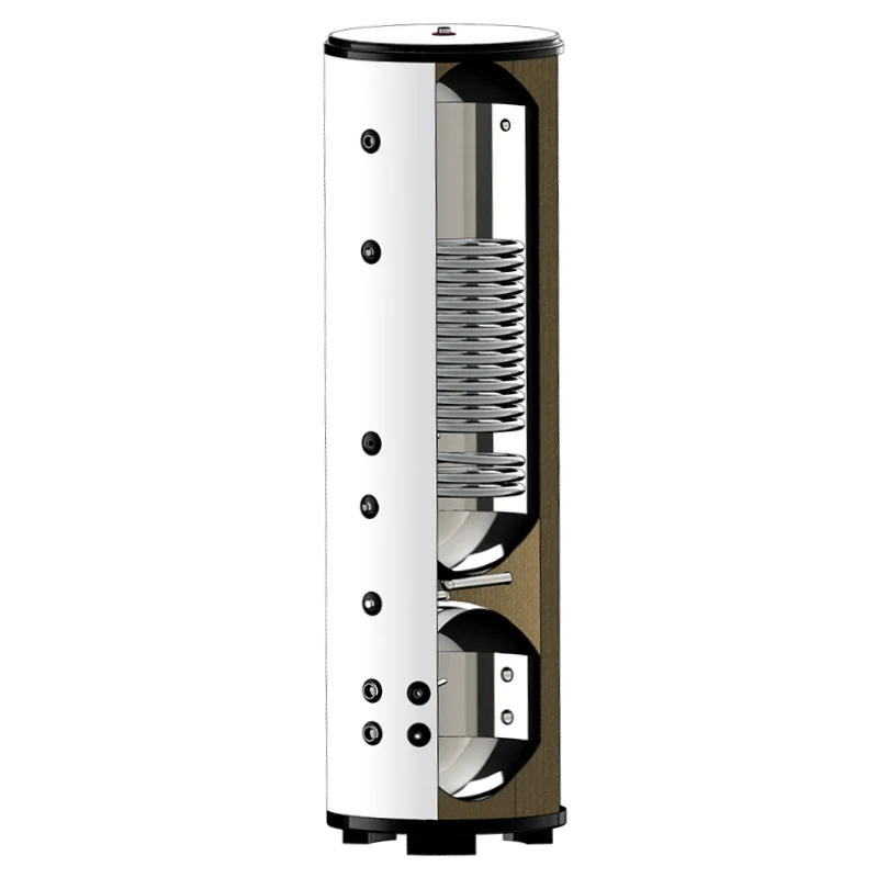 Stainless Steel 200l Buffer Tank And Domestic Hot Water Tank Two In One ...