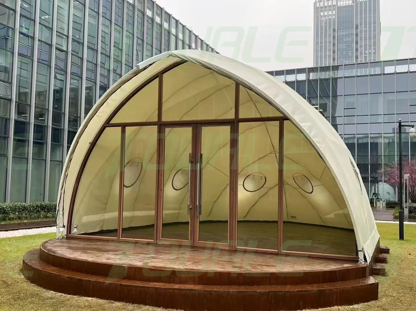 Luxury Hotel Shell Tent Resort House Steel Structure Shell Safari Tent ...