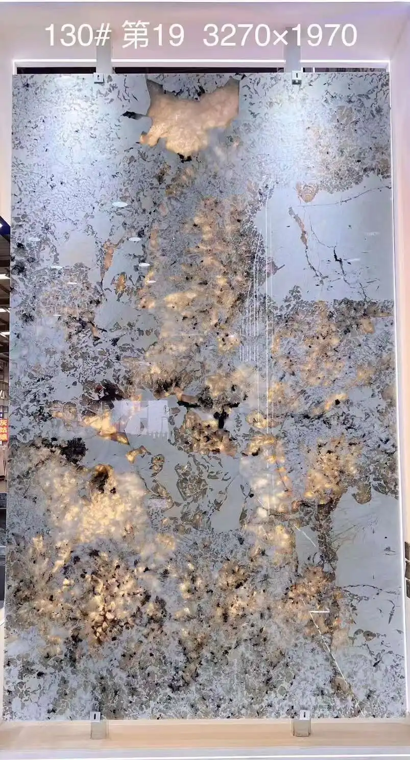 YDSTONE Translucent Patagonia Quartzite Slab Luxury Polished Granite ...