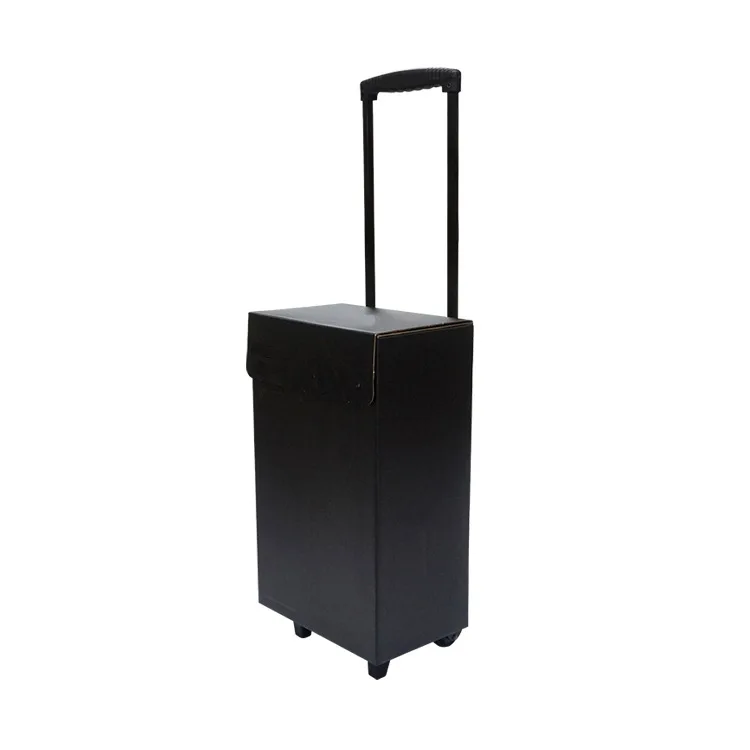 High Quality Corrugated Cardboard Trolley with Wheels Custom Display ...