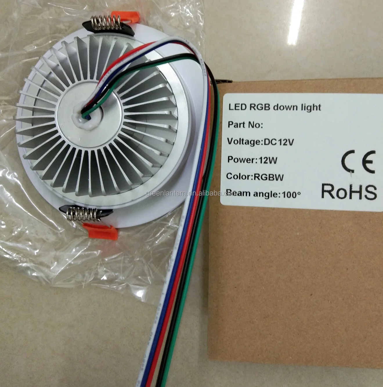 Wifi Smart Controlled Led Rgb Rgbw Down Light Dc12v 5 Wires Rgbw ...
