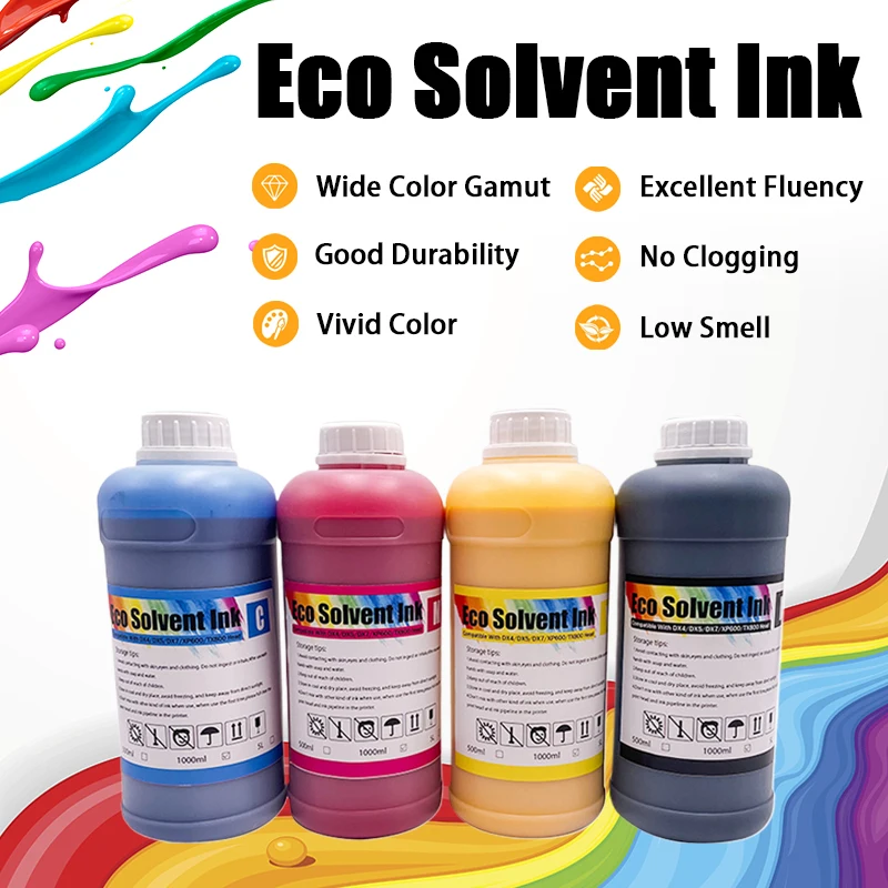 Alibaba.com: Eco Solvent Ink Xp600 Tx800 for Dx5 Dx7 I3200 E1 Print Head, Environment Friendly ...