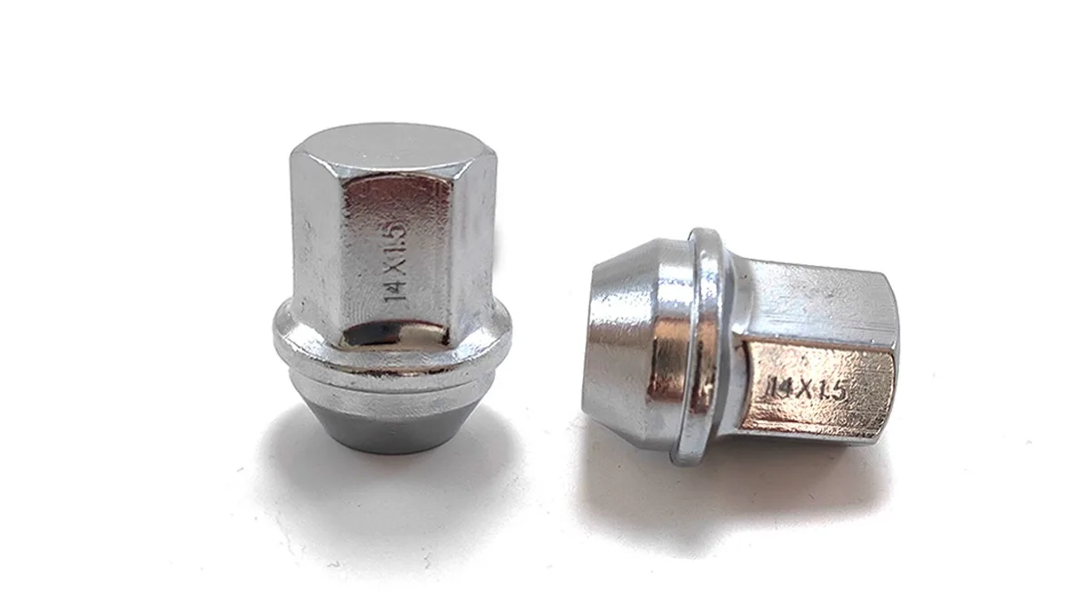 9596070 Factory Polished Stainless 14x1.5 Lugs Lug Nuts - Buy 14x1.5 ...