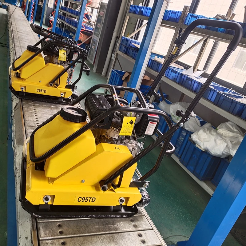 BISON Vibrating Plate Tamper Compactor - 100kg Efficiency