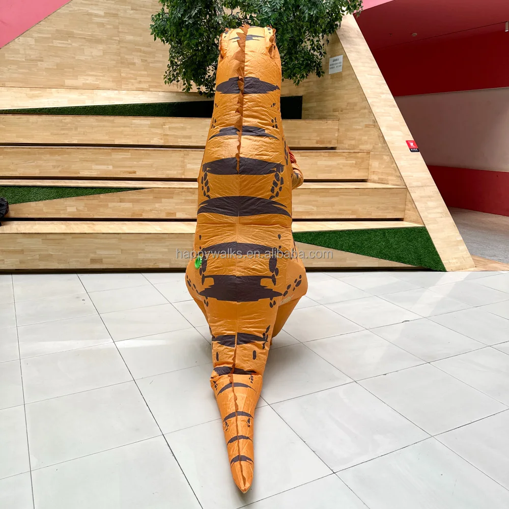 Wholesale T-rex Dinosaur Inflatable Costume Latex Body Inflation Suits ...